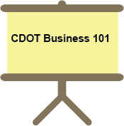 cdot business 101 — Colorado Department of Transportation