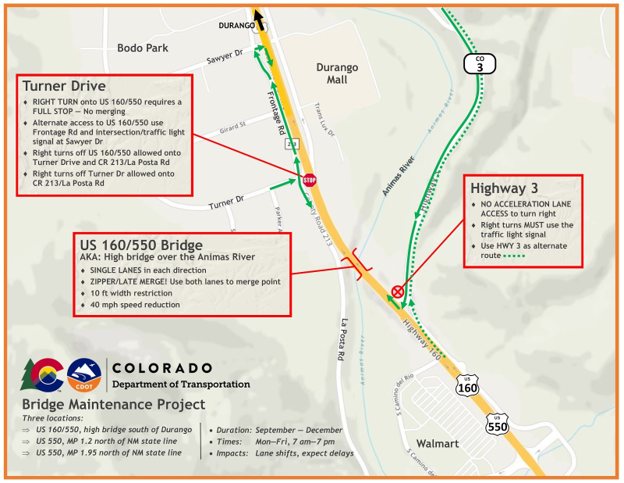map durango.png — Colorado Department of Transportation