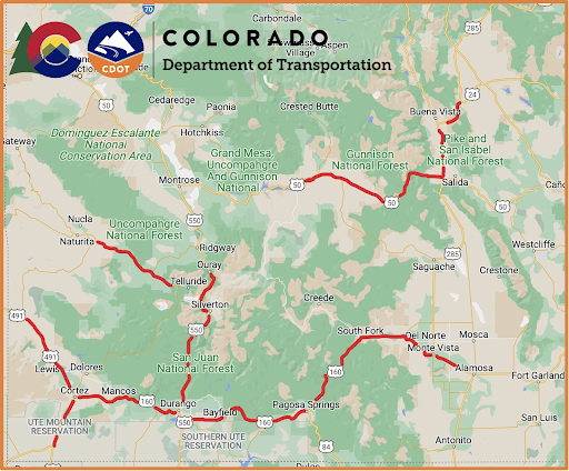Regionwide striping project map — Colorado Department of Transportation