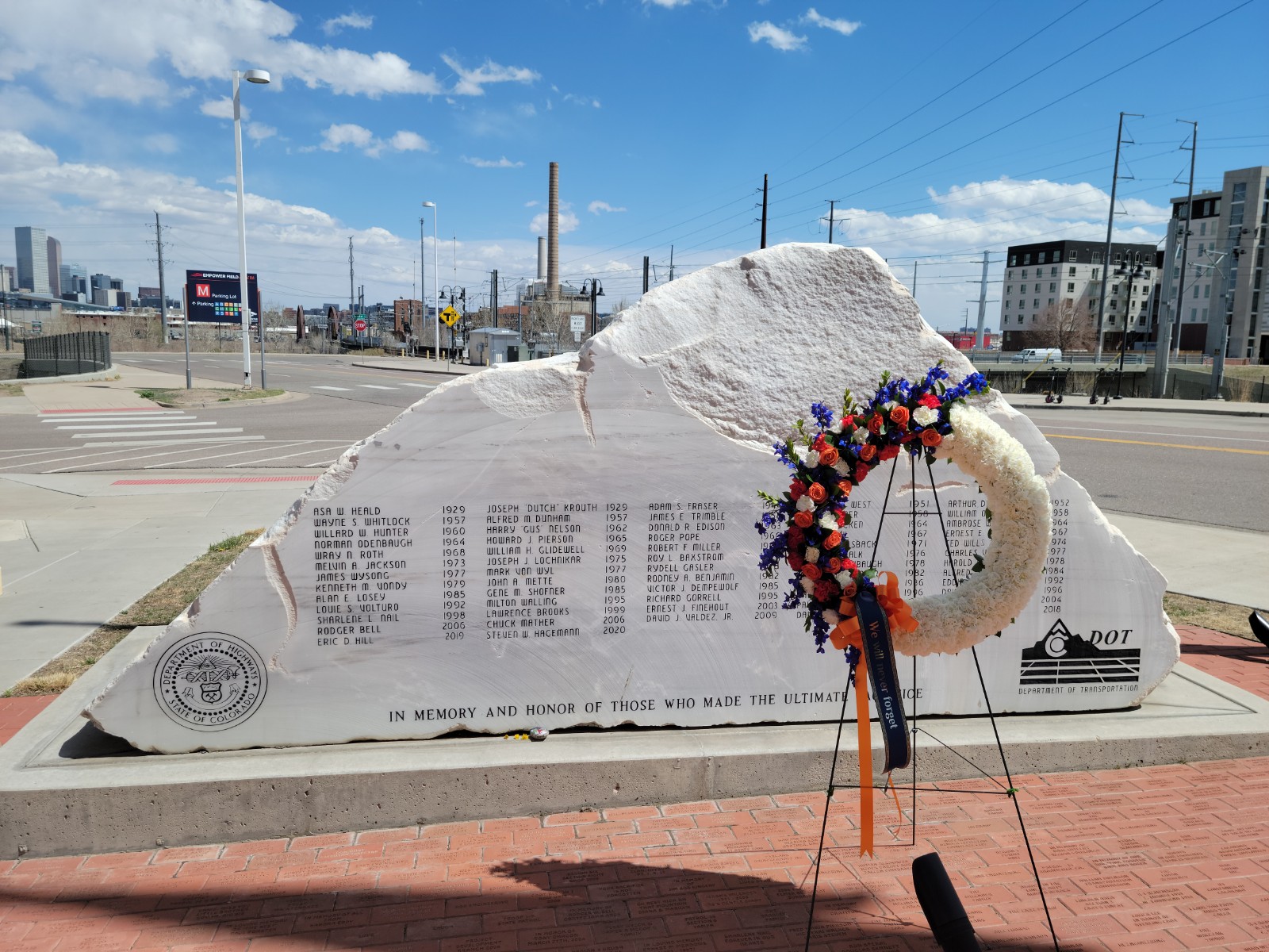 CDOT Memorial Rock_Remembrance Day 2023.jpg — Colorado Department of ...