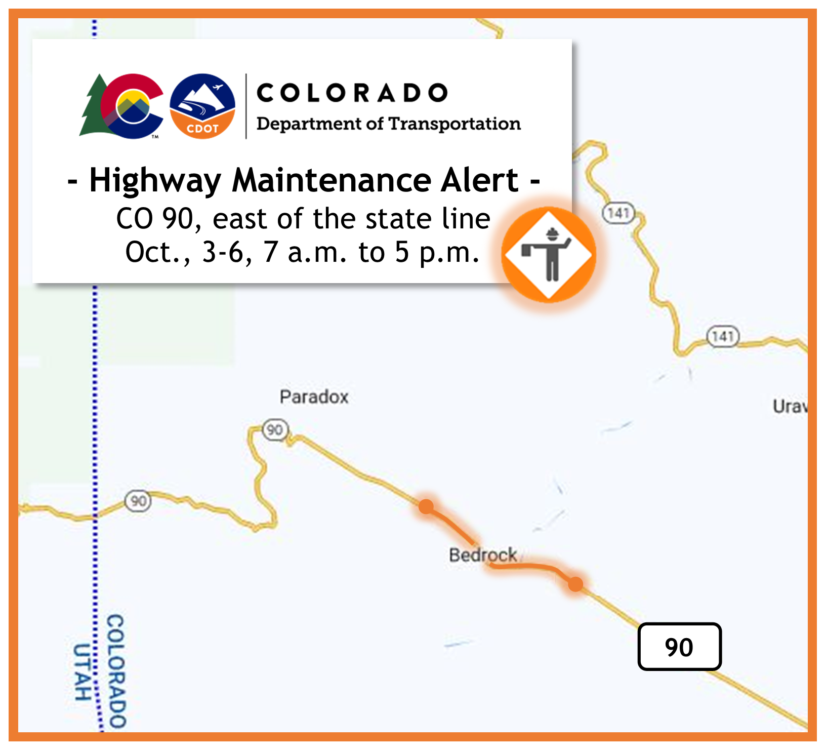 CO 90 Paving Operations map.png — Colorado Department of Transportation