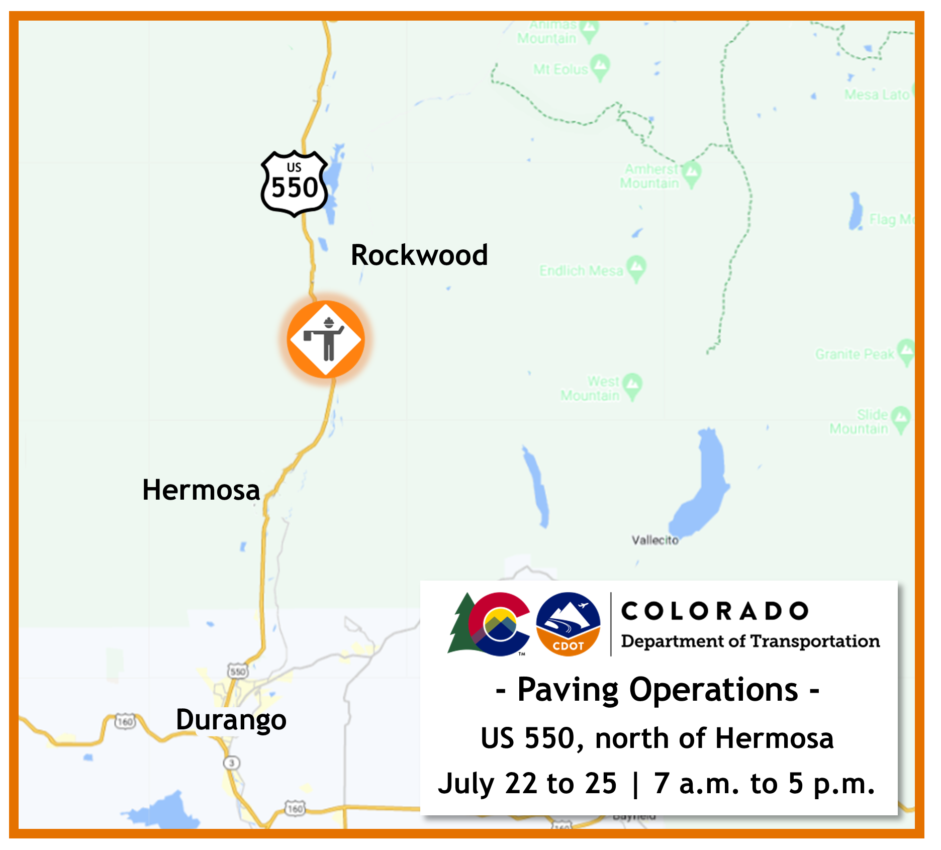 Paving Operations US 550 North Hermosa Map.png — Colorado Department of ...