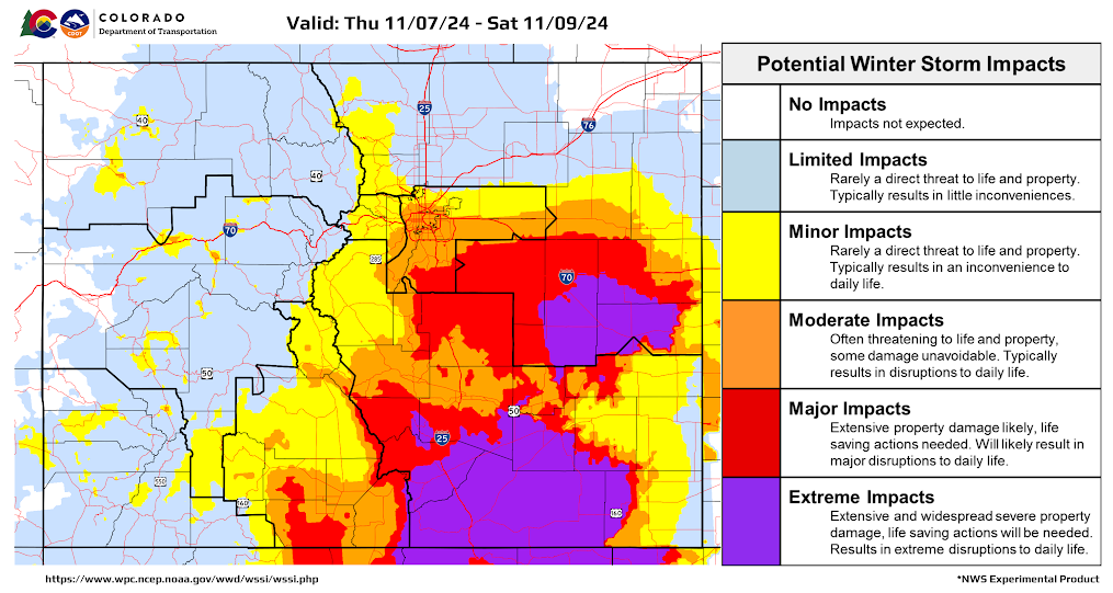 CDOT Winter Storm Impacts Map 11072024 to 11092024.png — Colorado ...