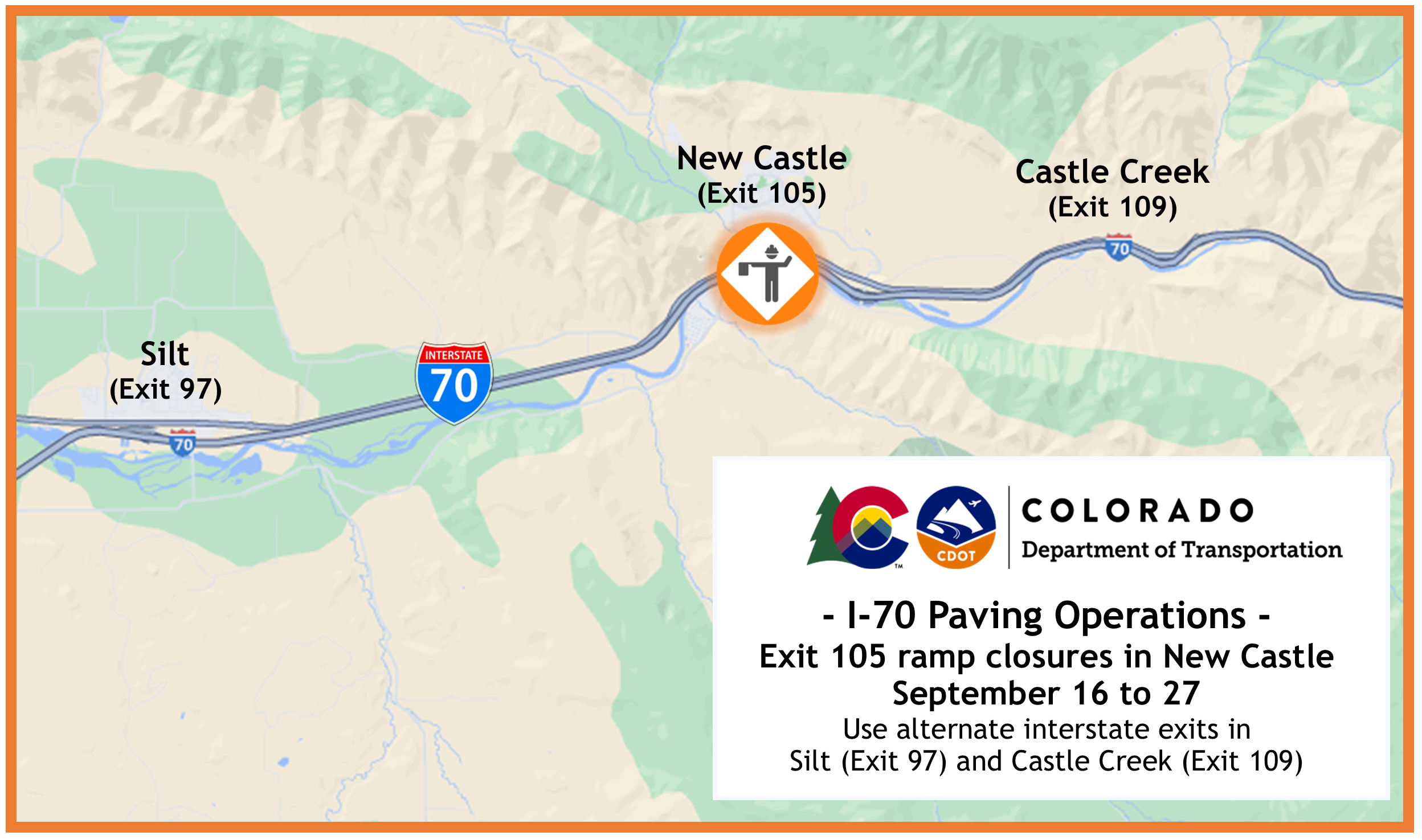 I-70 Paving Operations New Castle Exit 105 Location Map.png — Colorado ...