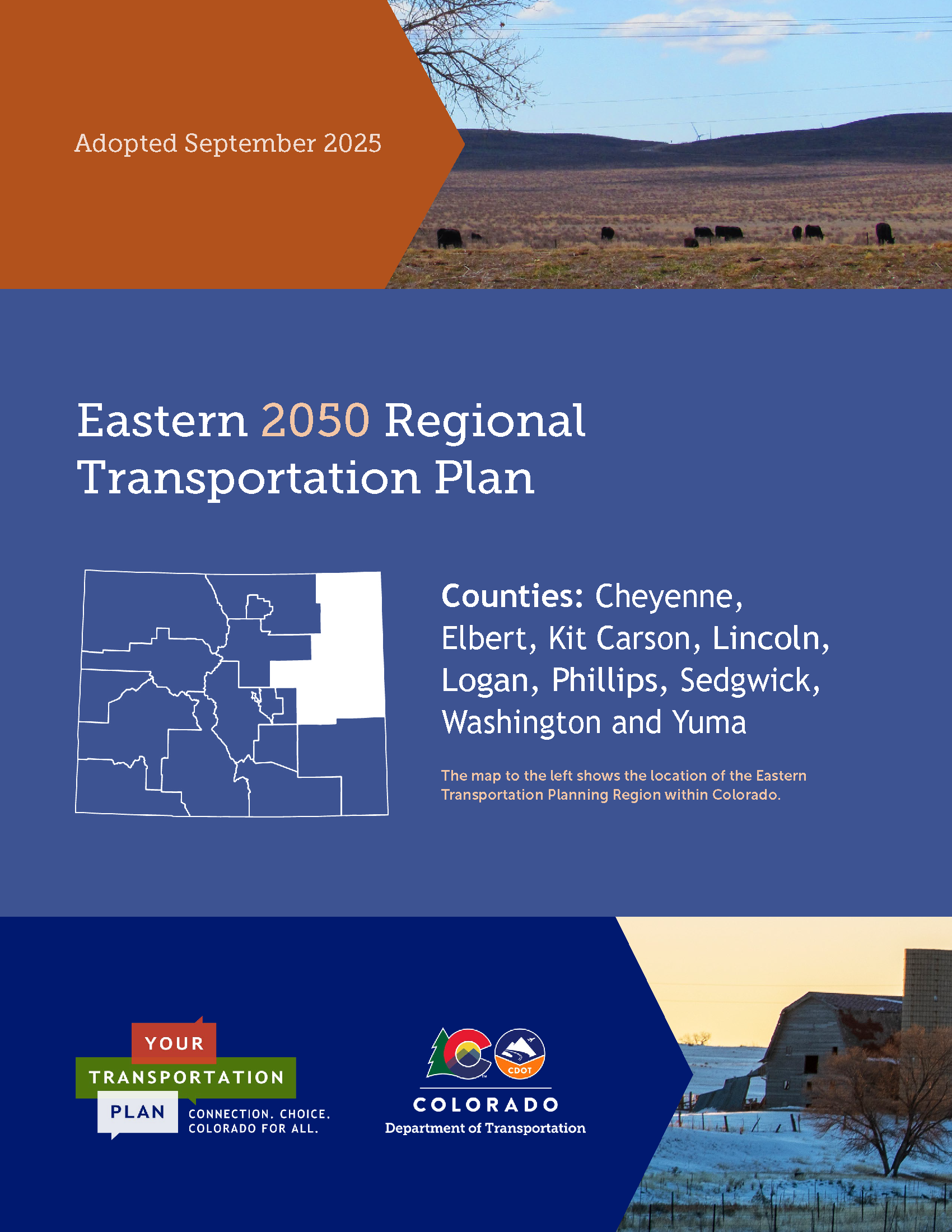 2050 Eastern Regional Transportation Plan Cover — Colorado Department ...