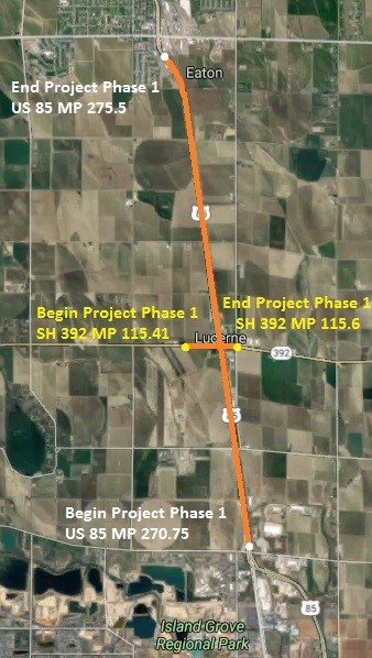 US85 graphic — Colorado Department of Transportation