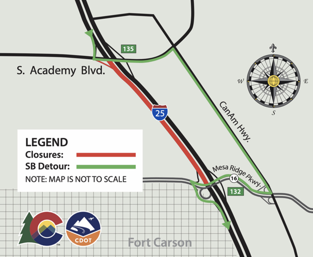detour map southbound I-25 closure academy mesa ridge parkway.jpg ...