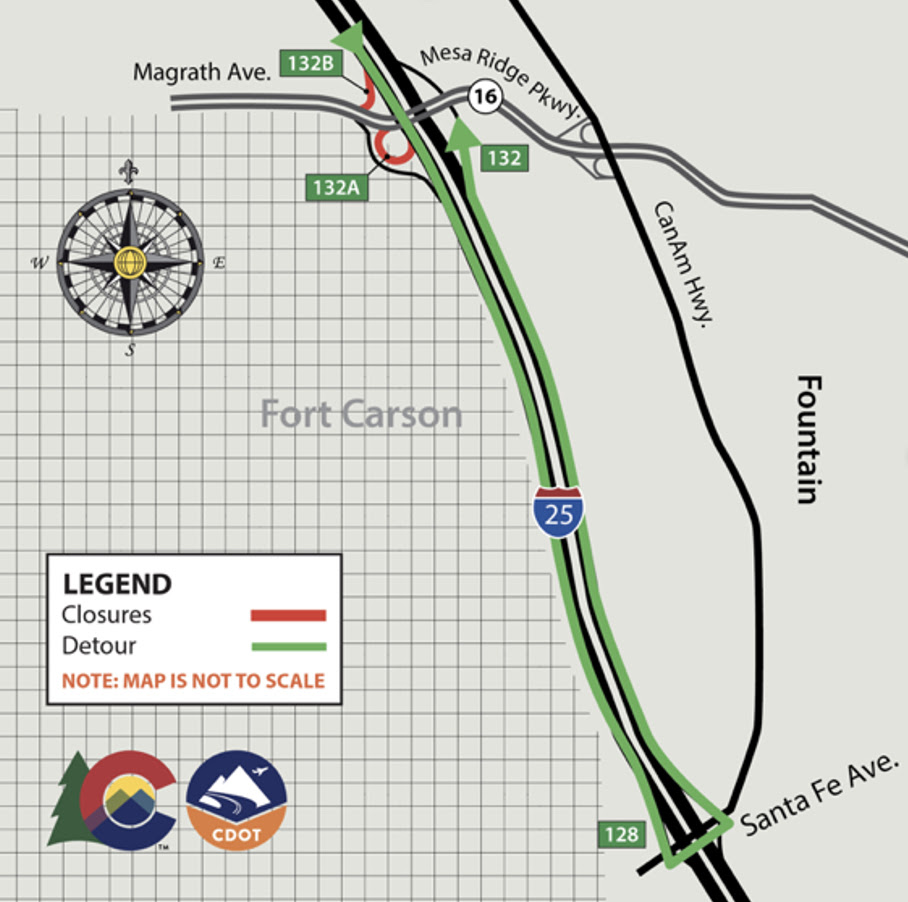 Detour Map I-25 Off-Ramp Exit 132A and 132B.jpg — Colorado Department ...