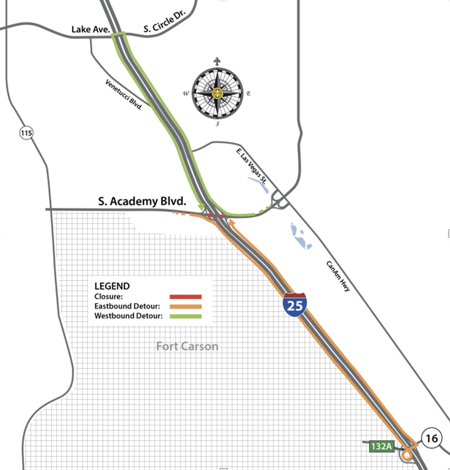 South Academy Boulevard closure detour map.png — Colorado Department of ...