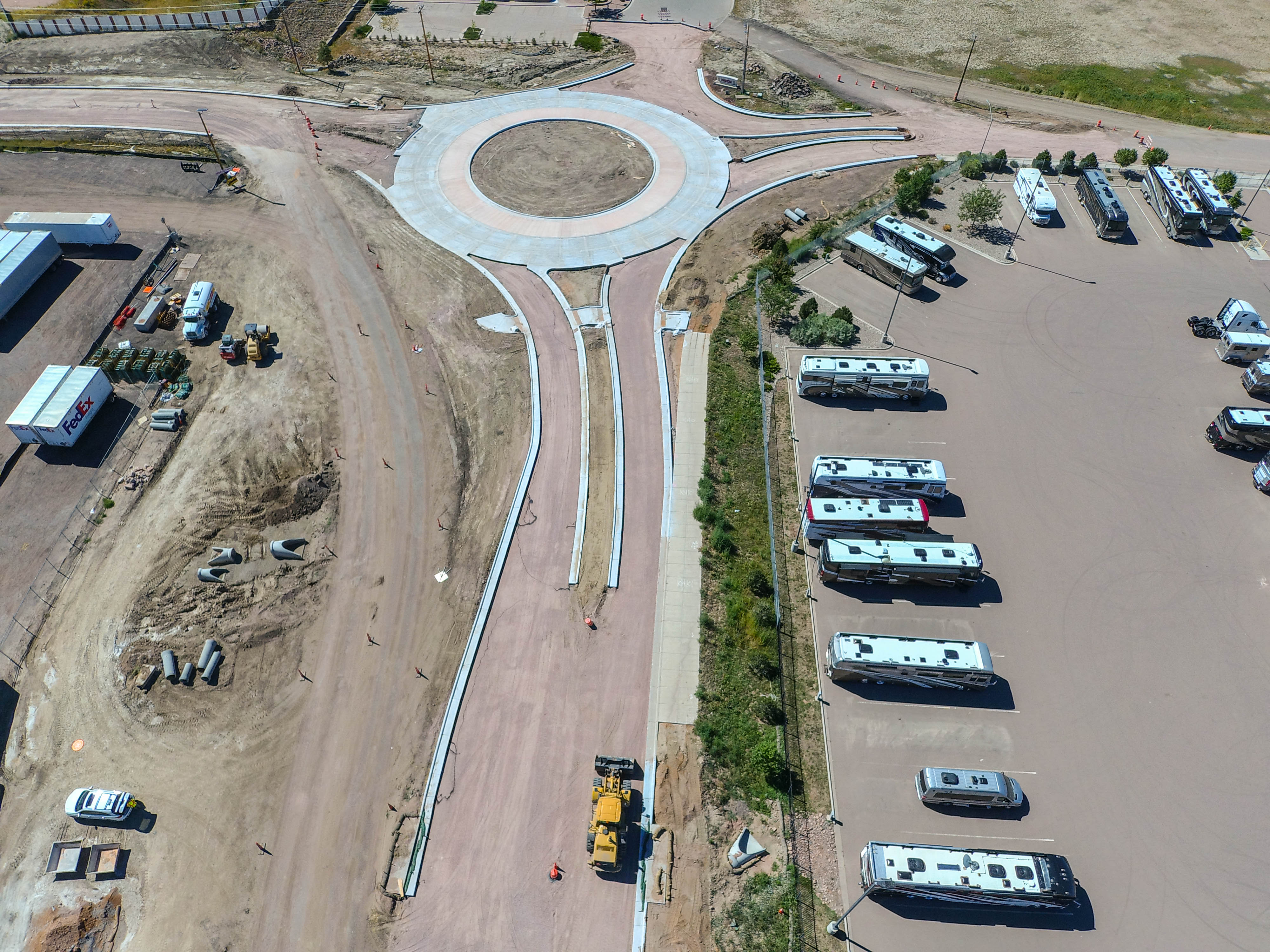 Aerial View WB Roundabout Sante Fe and Charter Oak Ranch Road_full.jpg ...