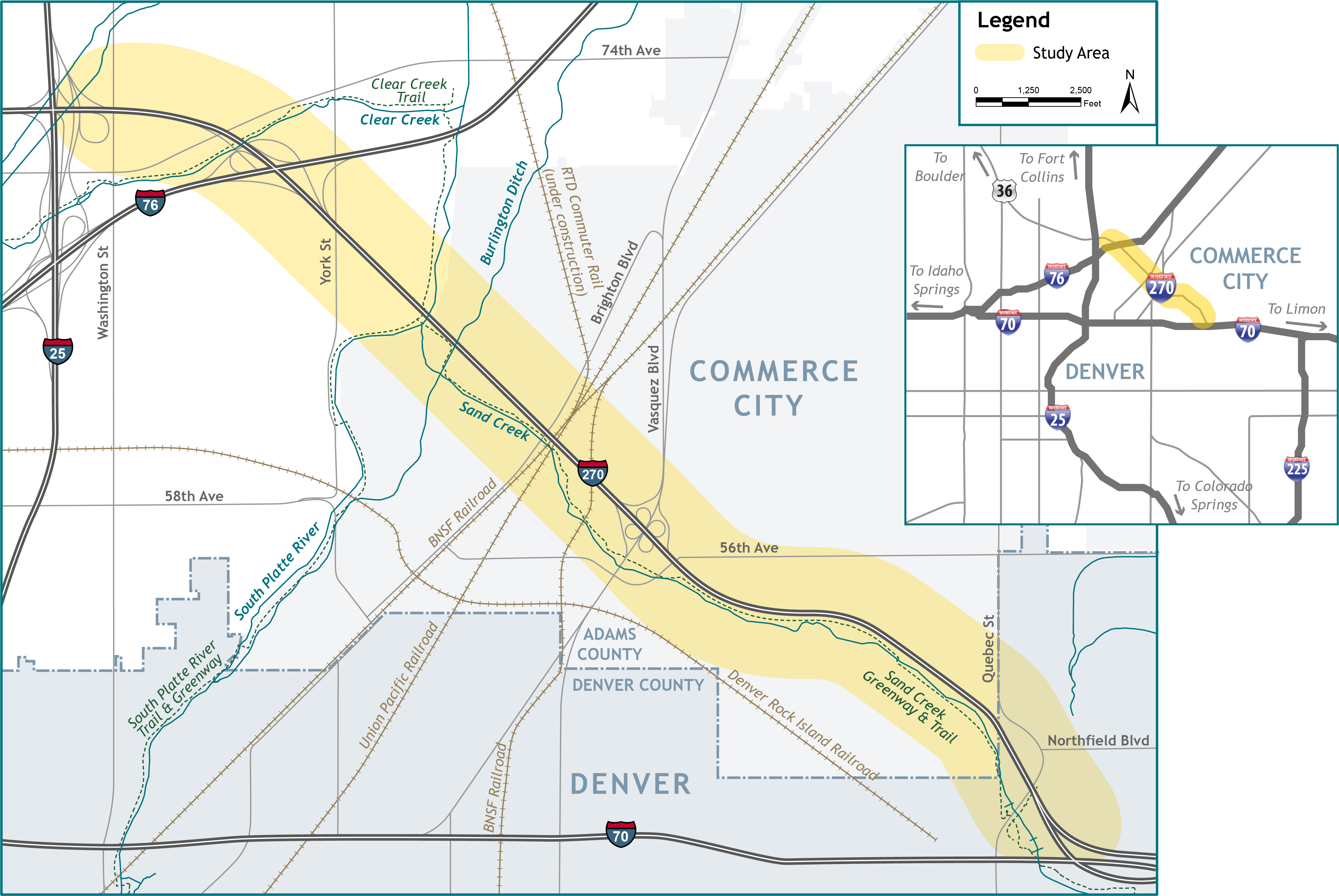 I-270 Corridor Improvements Study Area Map with Inset Updated October ...
