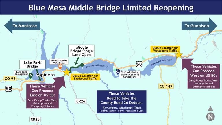 US 50 Middle Bridge Openings Schedule — Colorado Department of ...