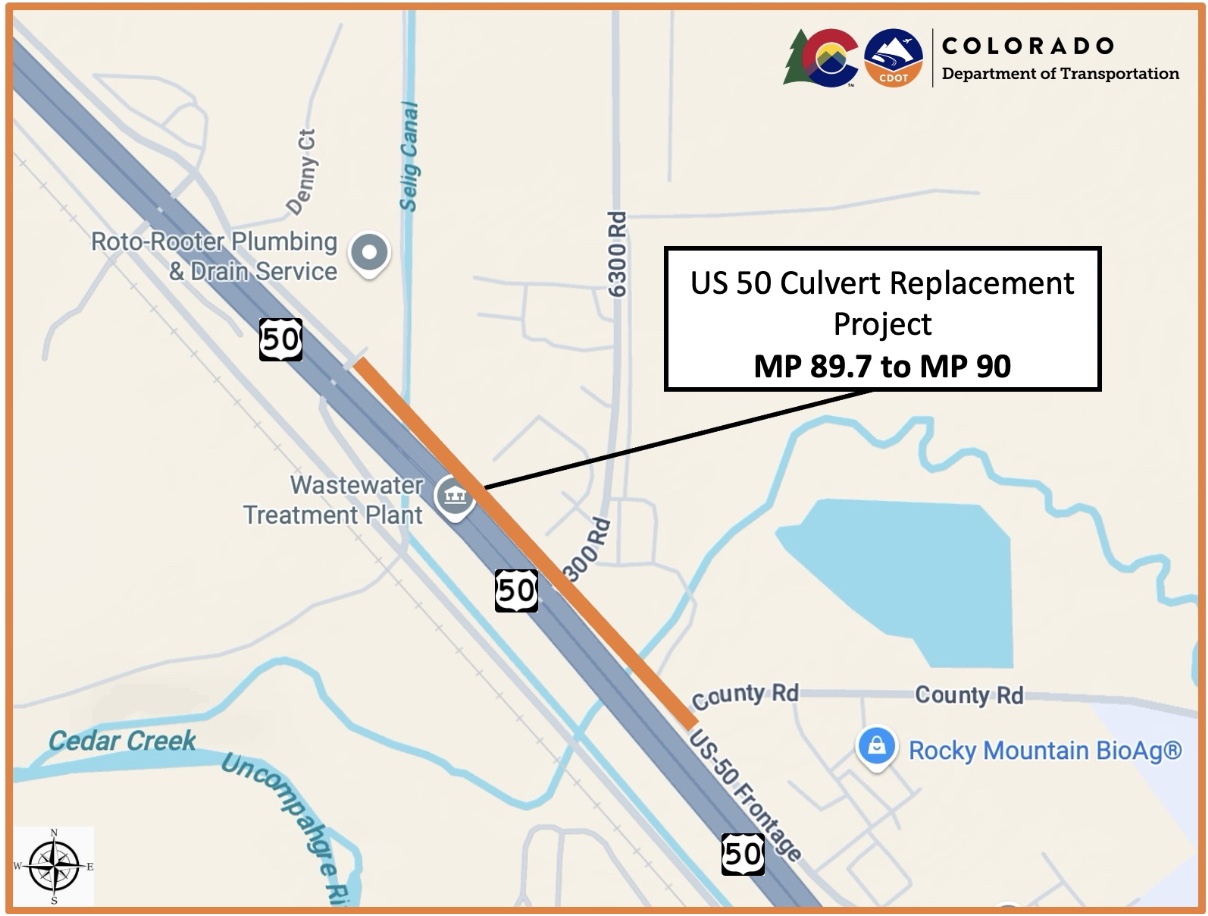 US 50 Culvert Replacement Project Map.jpeg — Colorado Department of ...