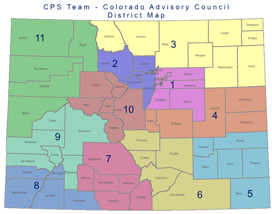 CPS Teams Map — Colorado Department of Transportation
