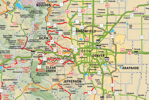 Map - Thumbnail Section — Colorado Department of Transportation